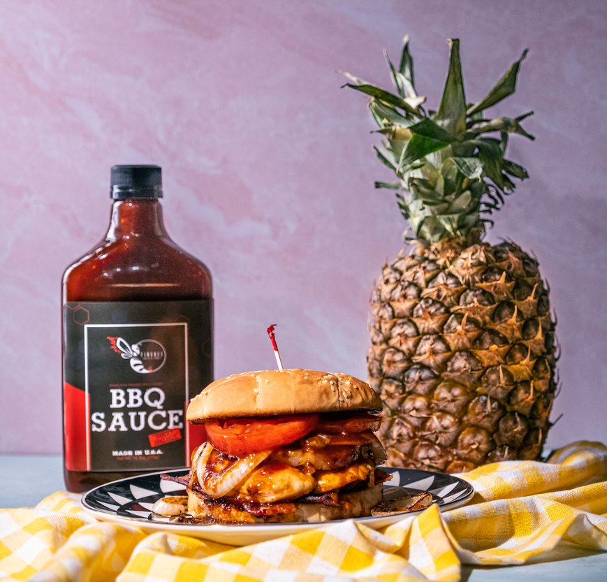 BBQ Pineapple Chicken Sandwich – Firebee Honey