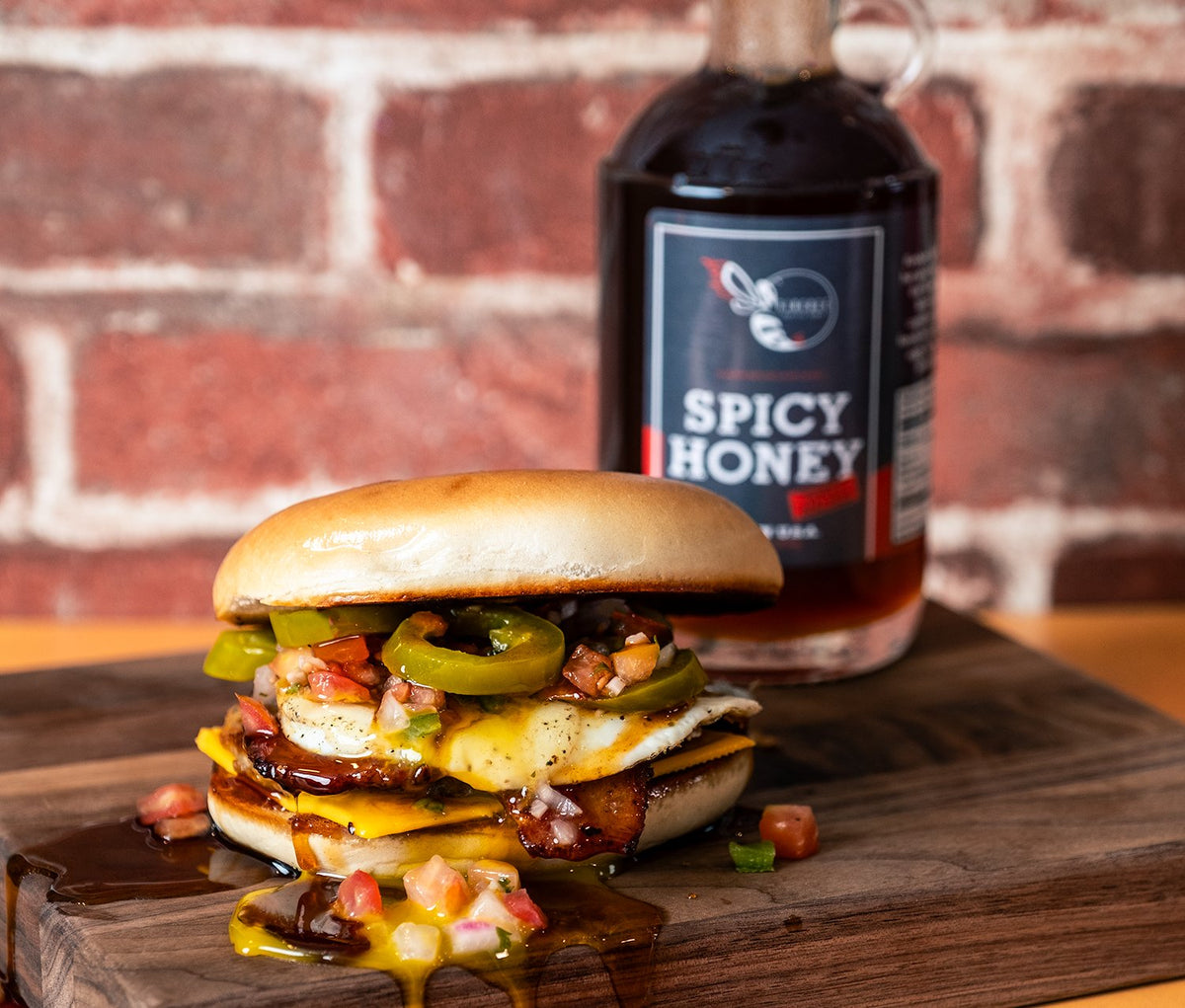 Cowboy Breakfast Bagel – Firebee Honey