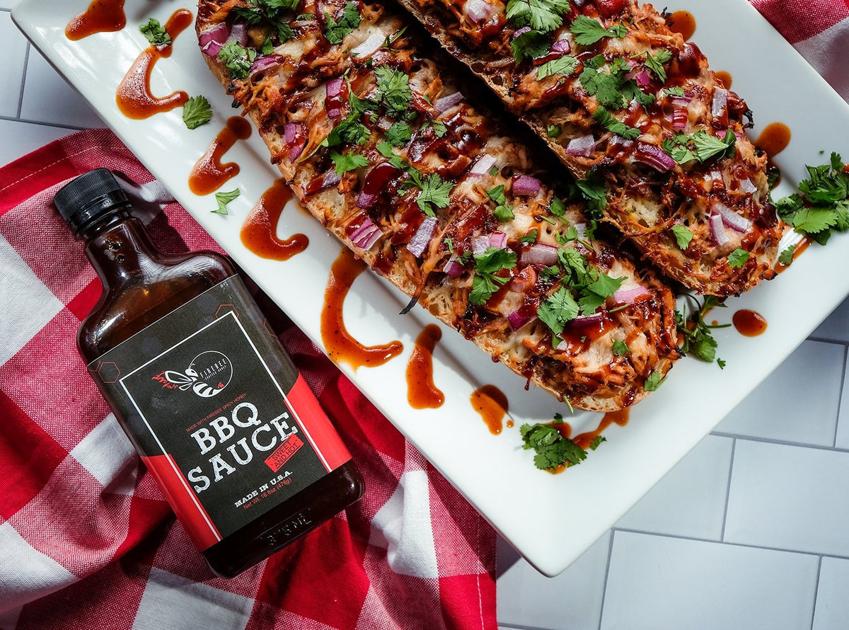 Firebee BBQ Chicken Pizza Bread – Firebee Honey