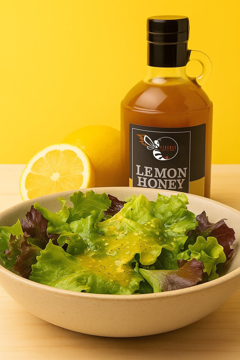 🍋 Zesty Lemon Honey Vinaigrette 🍯 – Firebee Honey